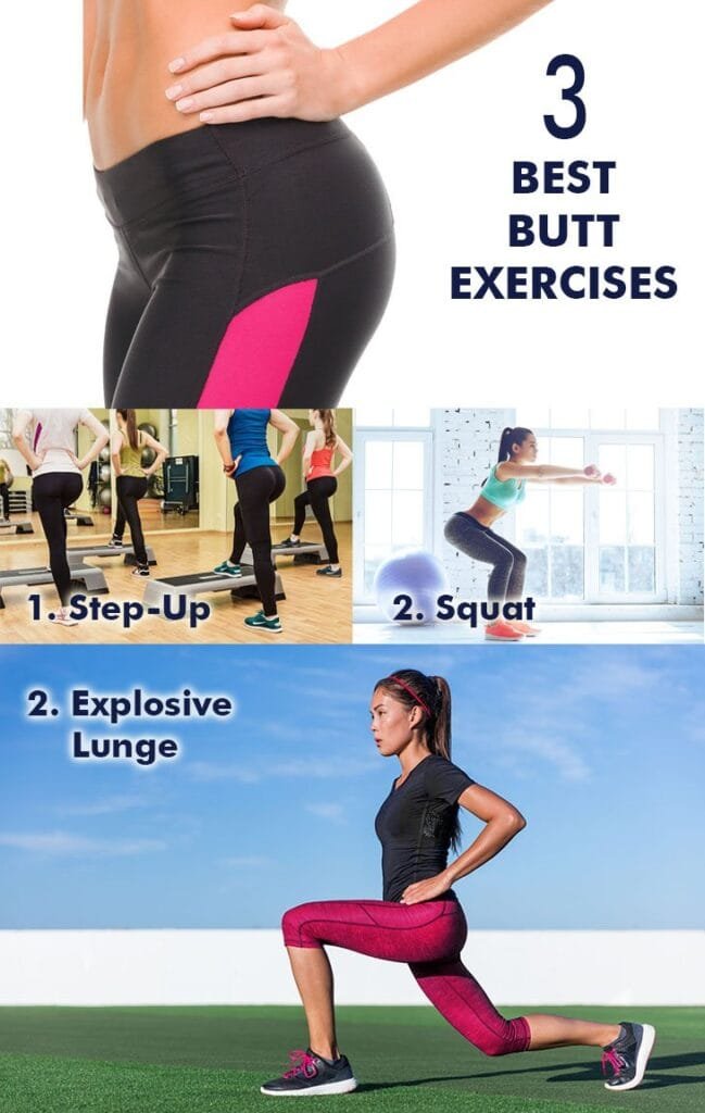 The 3 Classic Butt Building Exercises - The Health Science Journal